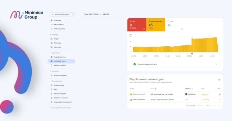 Core Web Vitals คืออะไร? ทำไมจึงสำคัญต่อการจัดอันดับของ Google - Minimice Group
