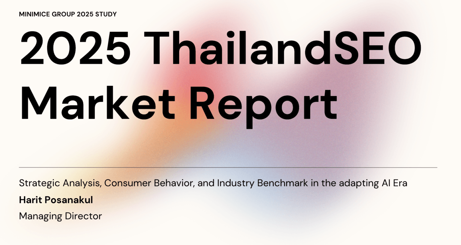 Select 2025 Thailand SEO Market Report: Strategic Analysis, Consumer ...